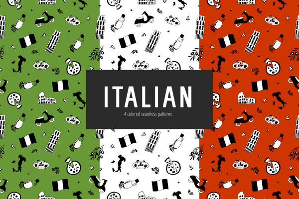 Beach Vacation Seamless Free Vector Pattern - GraphicSurf.com