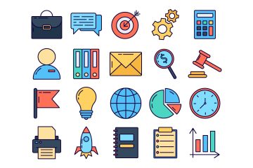 Business Vector Free Icon Set - GraphicSurf.com