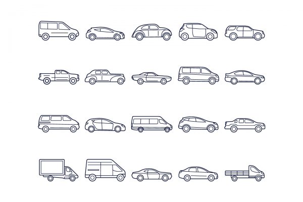 Cars Vector Free Icon Set - GraphicSurf.com