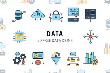Data Vector Free Icon Set - GraphicSurf.com