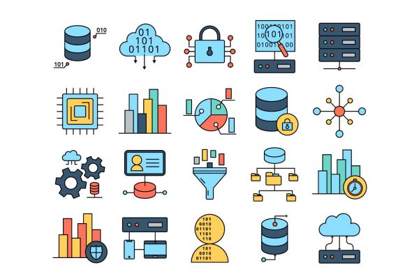 Data Vector Free Icon Set - GraphicSurf.com