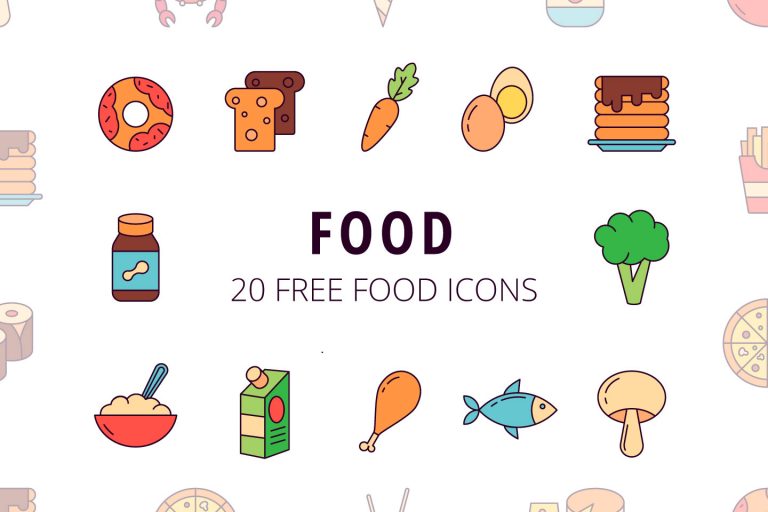 Food Vector Free Icon Set - GraphicSurf.com