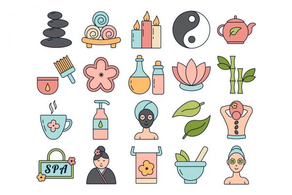 Spa Vector Free Icon Set - GraphicSurf.com