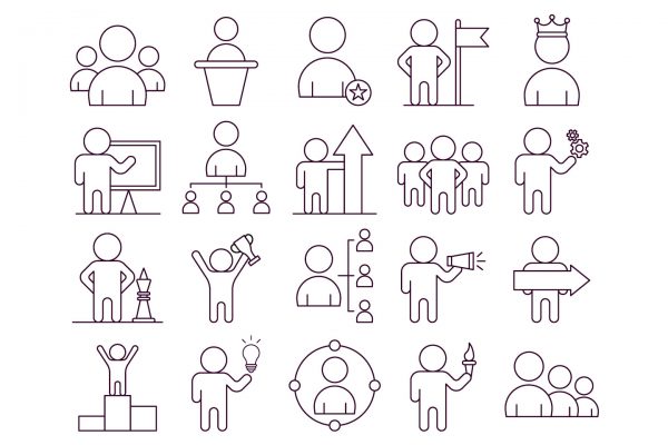 Leader Vector Free Icon Set - GraphicSurf.com