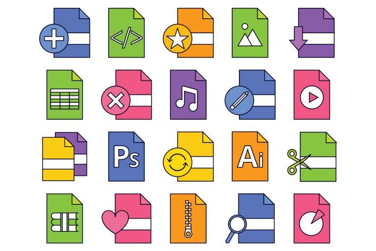 Files Vector Free Icon Set - GraphicSurf.com