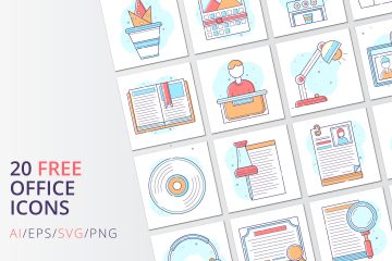 Office Vector Free Icon Set - GraphicSurf.com