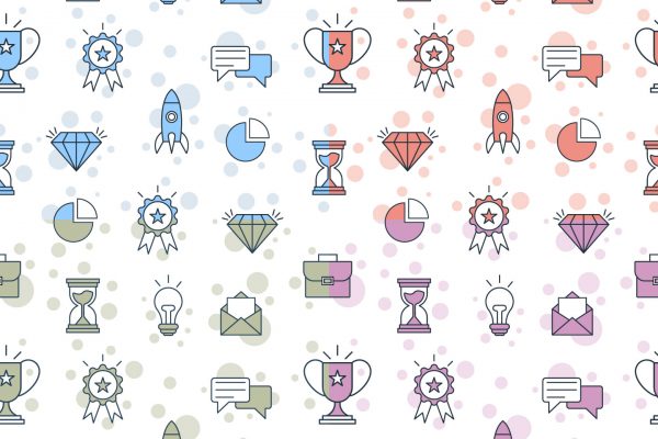 Vector Linear Business Pattern - GraphicSurf.com