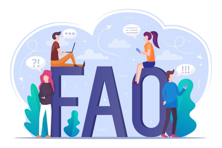 FAQ Vector Illustration - GraphicSurf.com