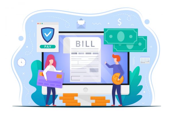 Free vector 2D illustration of "Bill Payment" - GraphicSurf.com