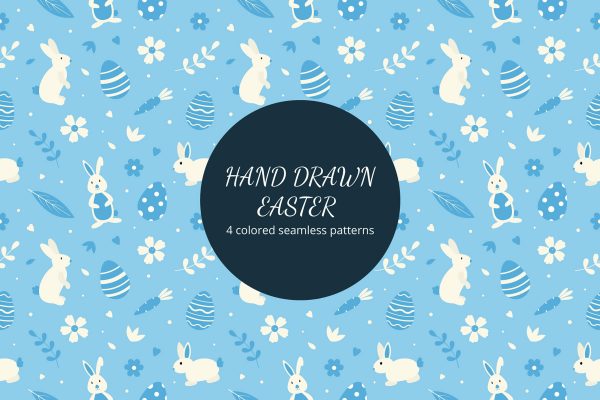 Beach Vacation Seamless Free Vector Pattern - GraphicSurf.com