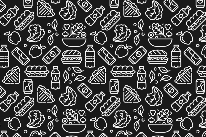 25 Free Vector Food Patterns - GraphicSurf.com
