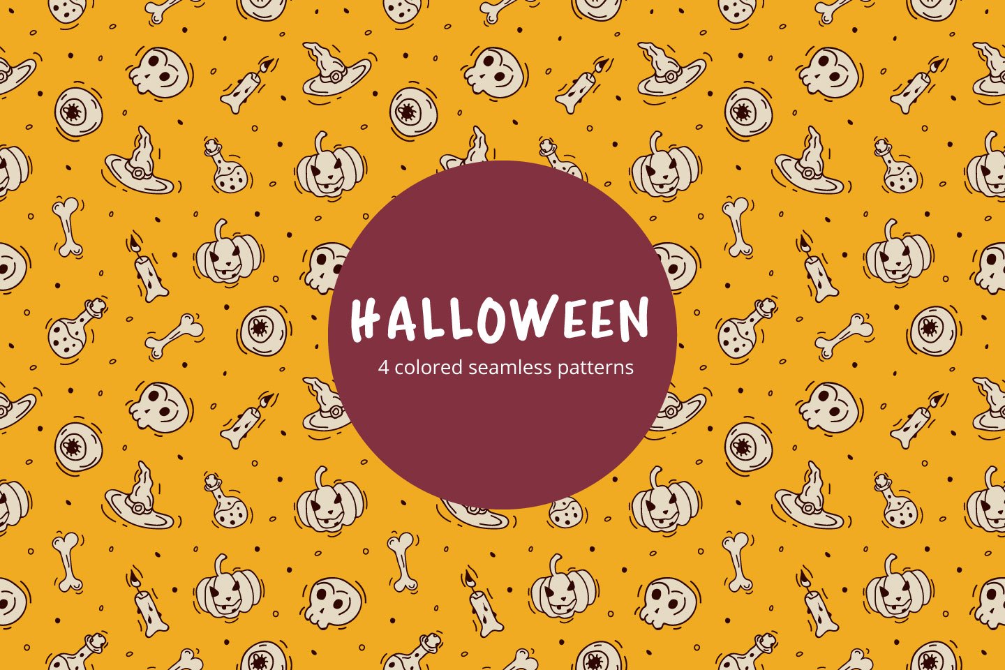 30+ Free Halloween Patterns 2021 - GraphicSurf.com
