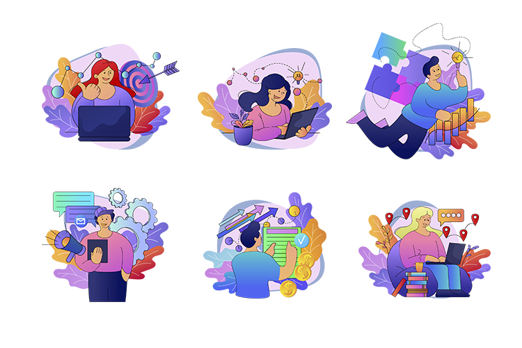 50+ Free Business Vector Illustrations - GraphicSurf.com