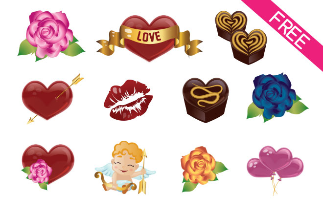 35 Free Valentine's Day Icons - GraphicSurf.com